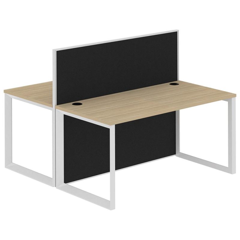 Citi Loop Back-to-Back Panel Screen 2P Workstation | Empire Furniture