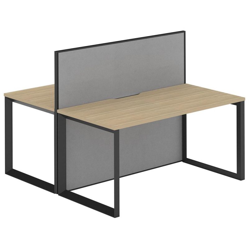 Citi Loop Back-to-Back Panel Screen 2P Workstation | Empire Furniture