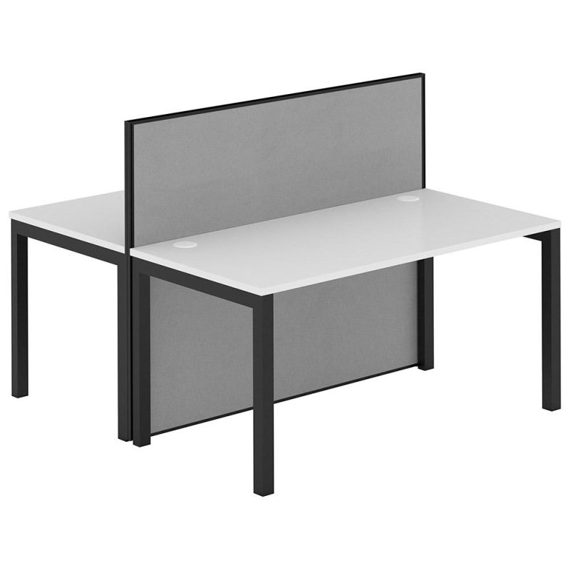 Citi 50/50 Back-to-Back Panel Screen 2P Workstation | Empire Furniture