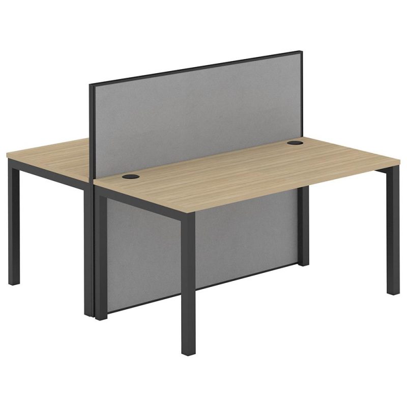 Citi 50/50 Back-to-Back Panel Screen 2P Workstation | Empire Furniture