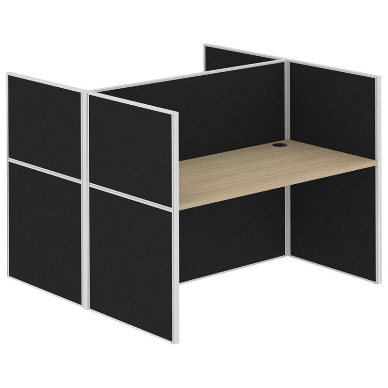 Citi Back-to-Back Divided Panel Screen 2P Workstation | Empire Furniture