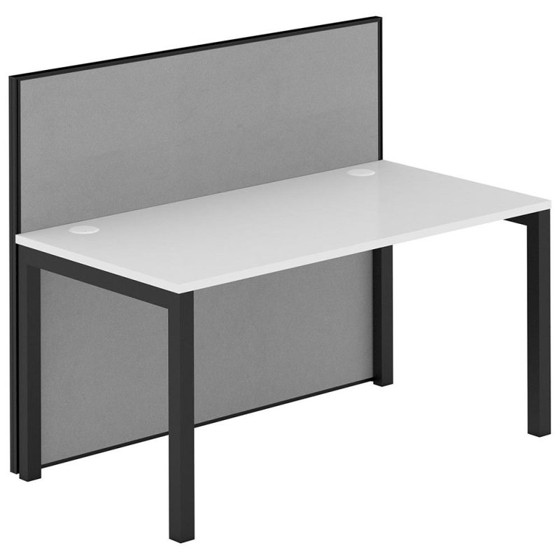 Citi 50/50 Single Sided Panel Screen Single Workstation | Empire Furniture