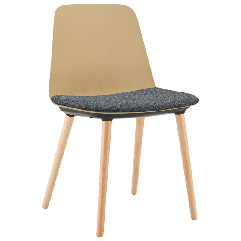 Laura Timber Leg Visitor Chair | Empire Furniture