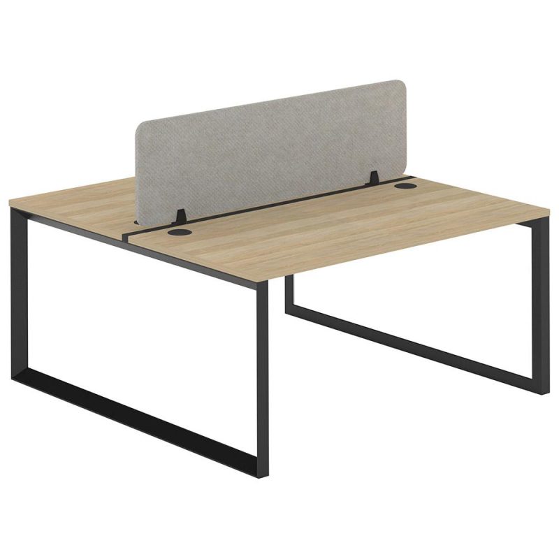 Citi Loop Back-to-Back 2P Workstation with Acoustic Panel | Empire ...