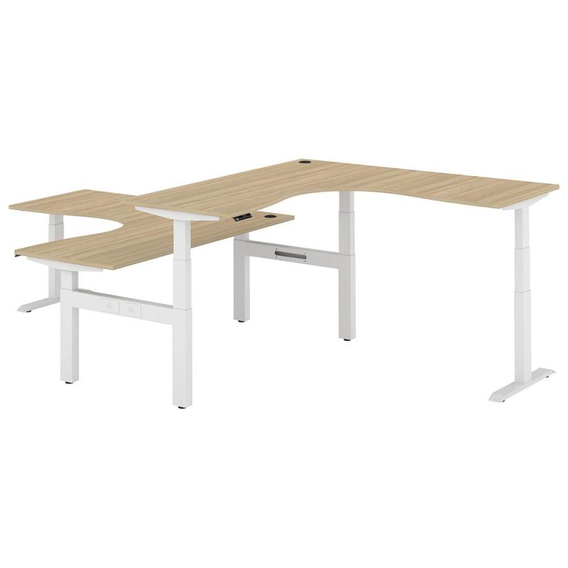 Altura Electric Height Adjustable T Pod 2P Workstation (No Screen ...