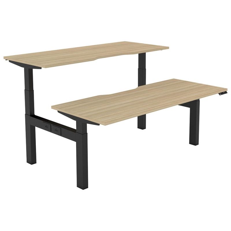 Altura Electric Height Adjustable Back-to-Back 2P Workstation (No ...