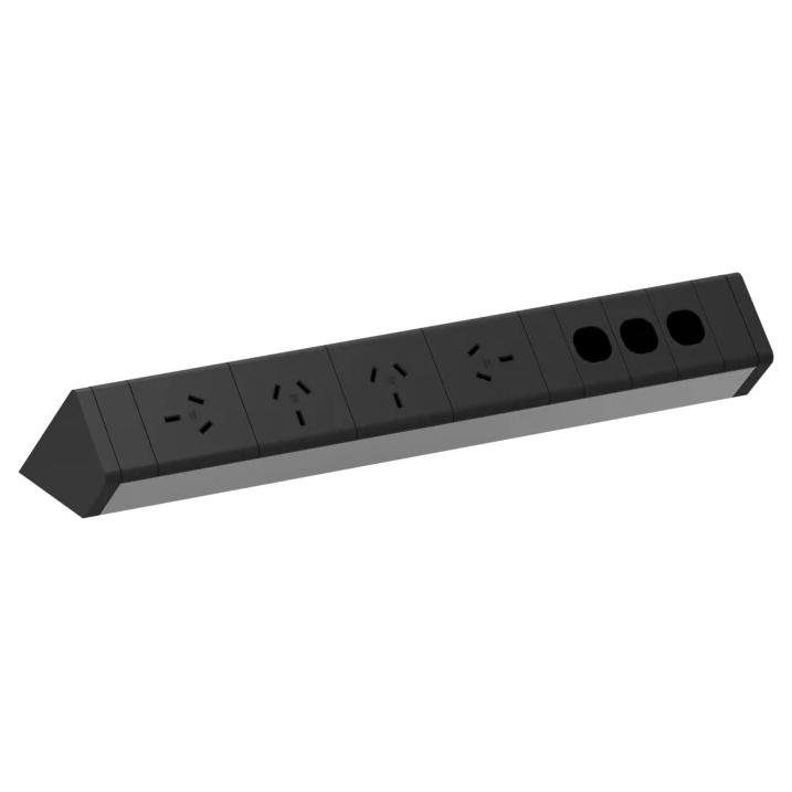 Athena Power Rail (4 x GPO) | Empire Furniture