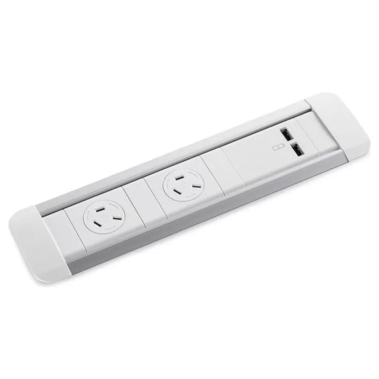 Centra In-Desk Power Unit (2 x GPO) | Empire Furniture