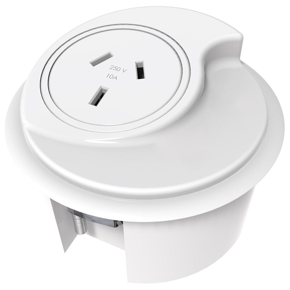 Konexus In-Desk Power Module (GPO & Fast-Charge) | Empire Furniture